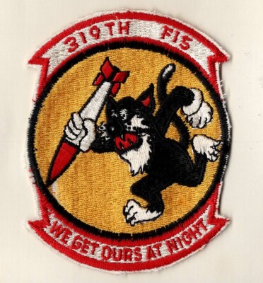 USAF Patch 319th FTR INTERCEPTOR SQ, (ADC) 4.5" X 3.5" Malmstrom AFB ...