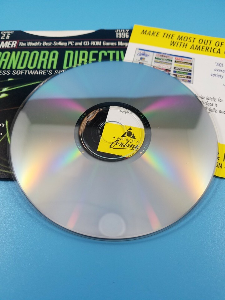 Vintage PC Gamer Demo CD 2.6 July 1996 - Demos of The Pandora Directive ...