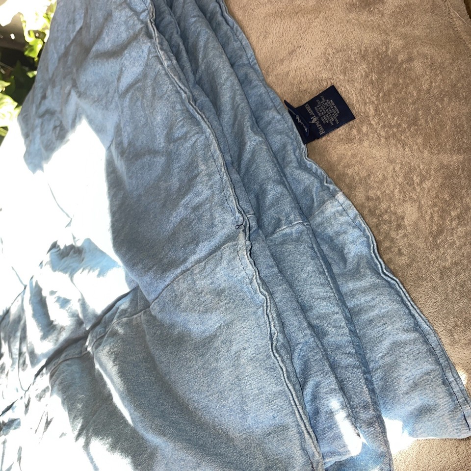 VTG Ralph Lauren Blue Denim Twin Comforter | eBay