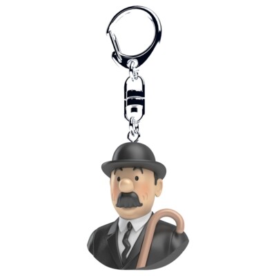 Tintin Dupont Moulinsart Bust Keychain 4cm (42317) | eBay