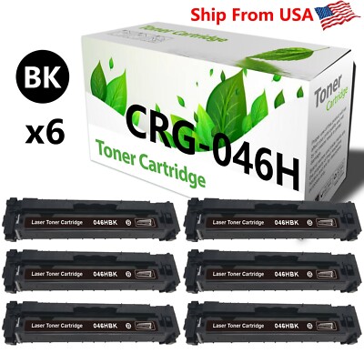 6PK 046H 46H Toner Cartridge imageCLASS LBP654Cdw 653Cdw Printer BLACK ...
