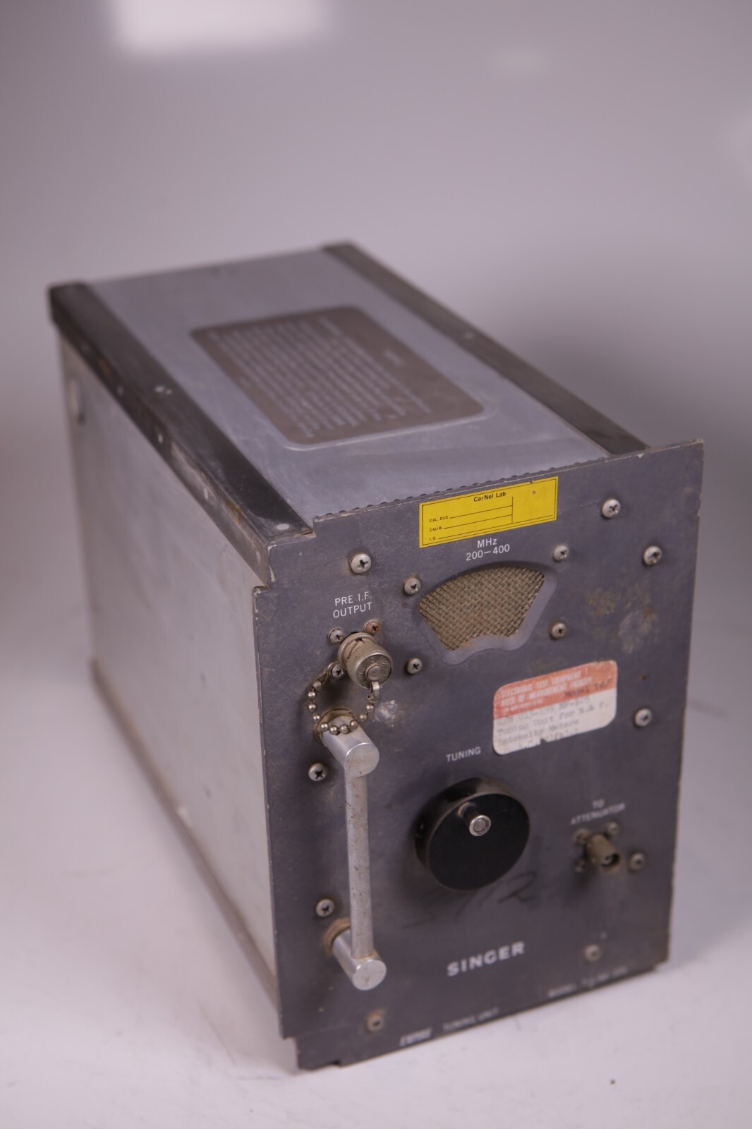 Singer Radio Tuning Unit Field Intensity Meter T-2/NF-105 | eBay