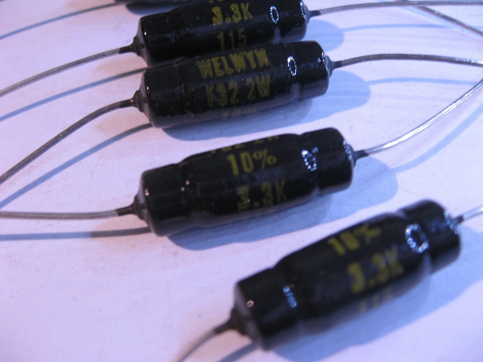 Welwyn F32 Metal Film 2W 3300 Ohm 3.3K 3K3 10% Resistor - NOS Qty 5 | eBay