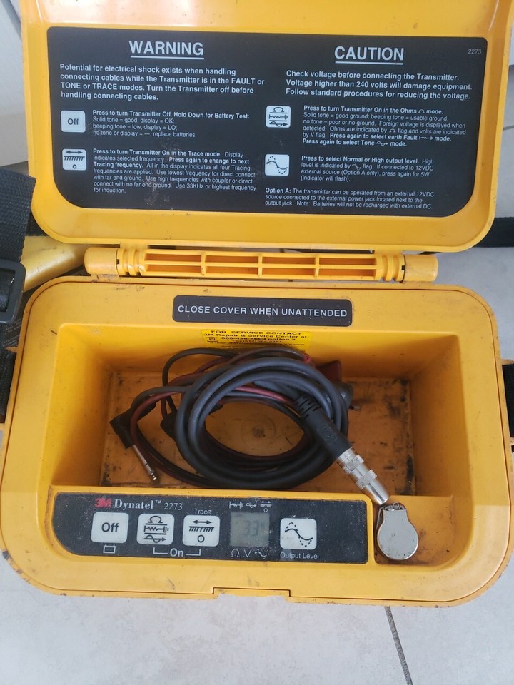 3M Dynatel 2273 Cable Pipe Fault Locator Set | eBay