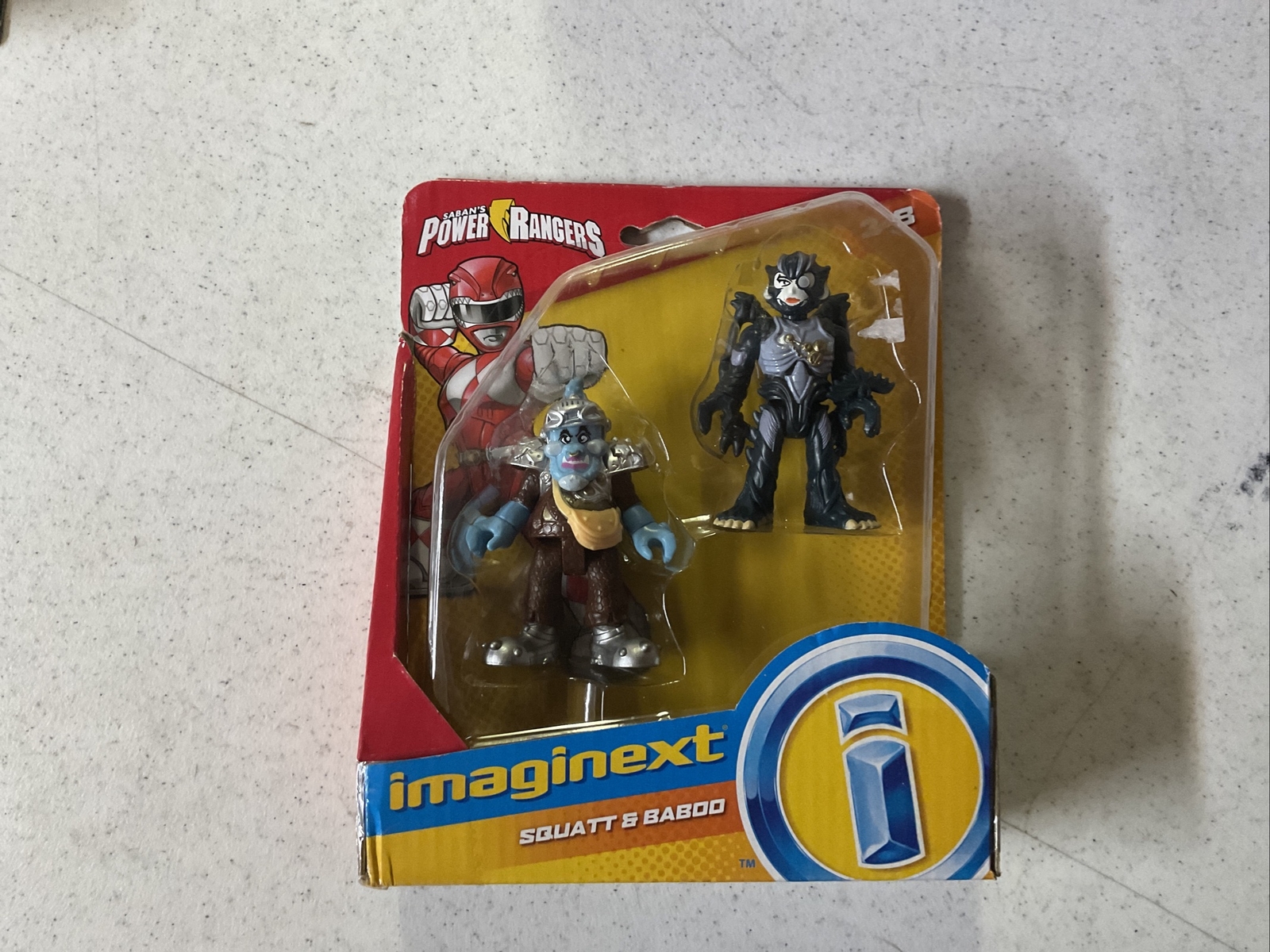 FP Imaginext Power Rangers SQUATT & BABOO 3 inch Figures MMPR NEW | eBay