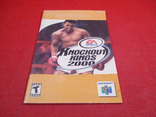 Knockout Kings 2000 Nintendo 64 N64 Instruction Manual Booklet ONLY #U1 | eBay