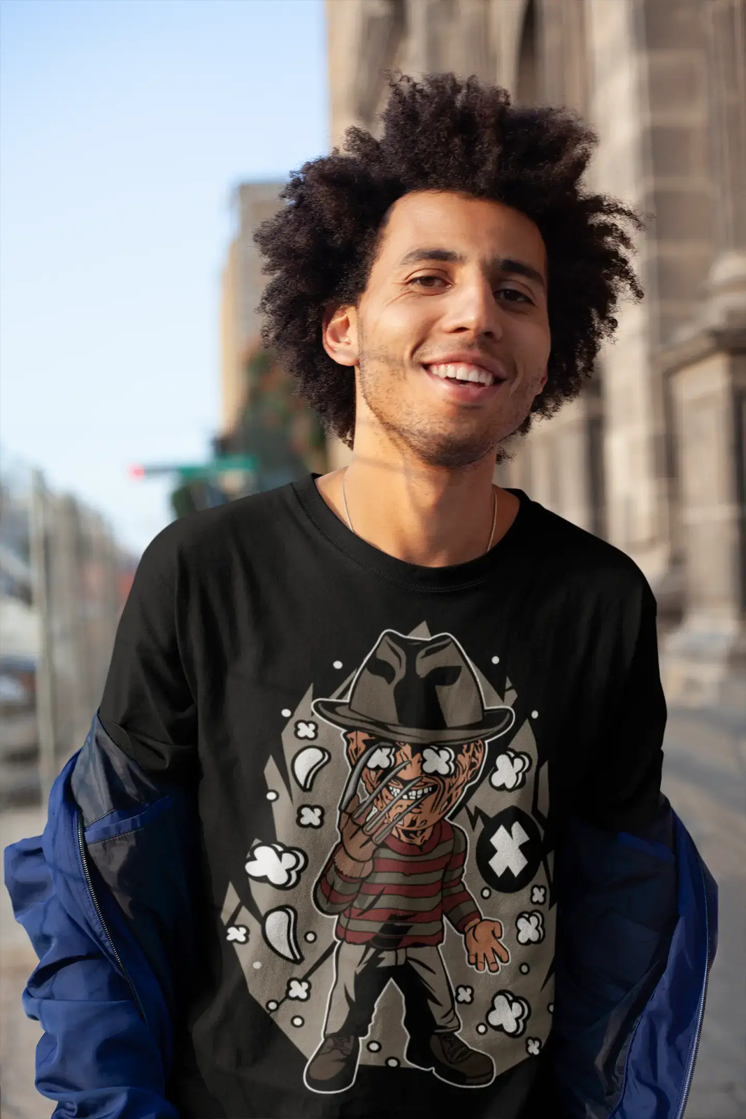 ULTRABASIC Homme Tee-Shirt Tueur En Série - Personnage Fictif - Horreur Serial | eBay