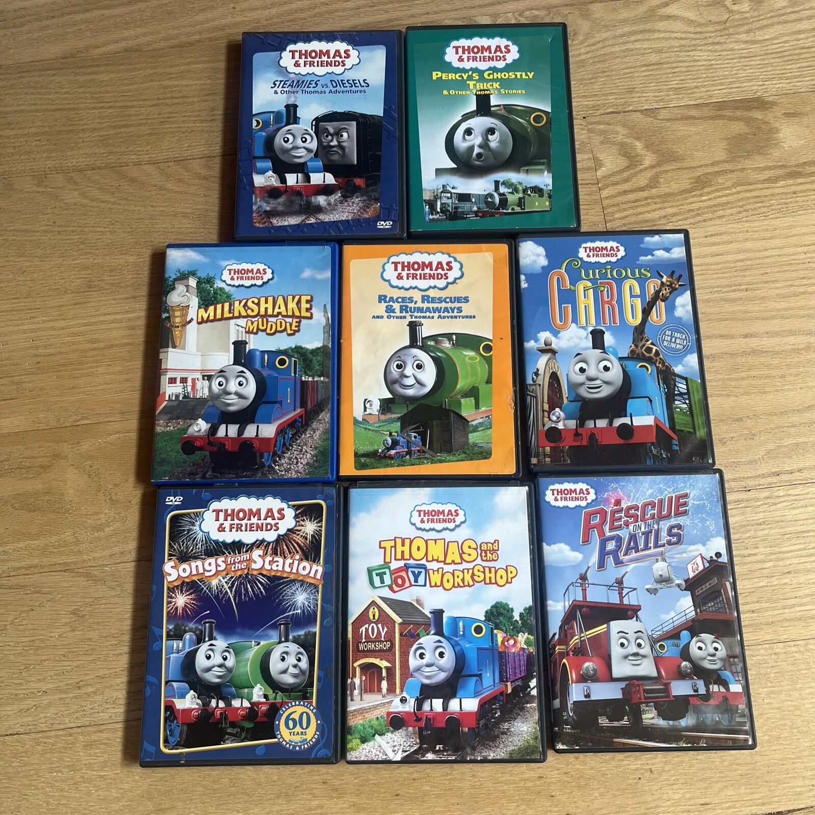 Thomas & Friends DVD lot of 8 Movies Thomas | Grelly USA