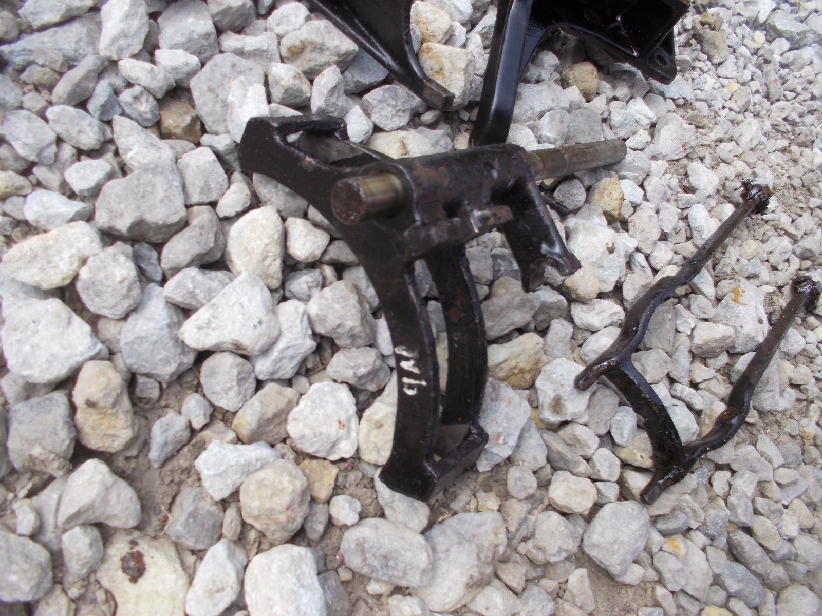 Ford 9N tractor main transmission shifter shift forks and linkage rods ...