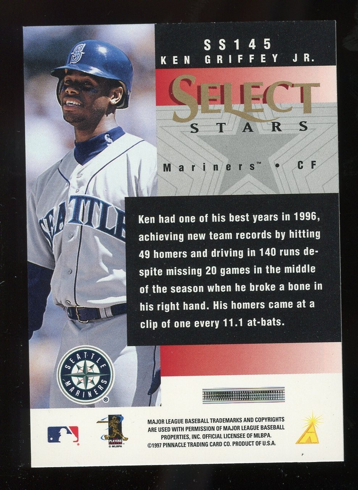 1997 Select Foil KEN GRIFFEY JR. #SS145 Baseball Card Silver Foil NM-MT | eBay