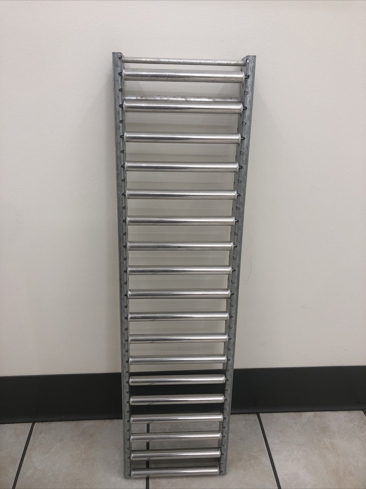 UNEX SPAN-TRAK GRAVITY ROLLER CARTON FLOW TRACK 9.5" X 36" - PREOWNED ...