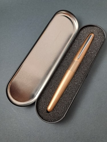 Pilot MR Metropolitan Metal Gold Zig-Zag Fountain Pen Steel M Nib ...