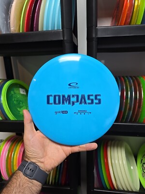 Latitude 64 Gold Ice Compass Blue 175g Midrange Golf Disc Trilogy Discs ...