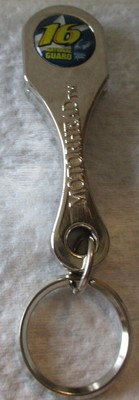 Greg Biffle # 16 CHROME CONNECTING ROD / BOTTLE OPENER METAL KEYCHAIN ...