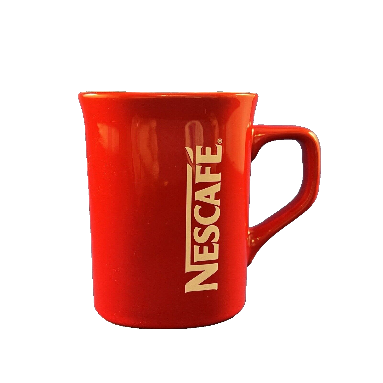 Nescafe Coffee Mug Red 2010 Limited Edition Rounded Edge Square Shape ...