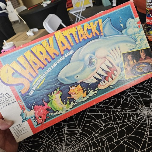 Shark Attack! Board Game Vintage 1988 Milton Bradley, Tested COMPLETE ...