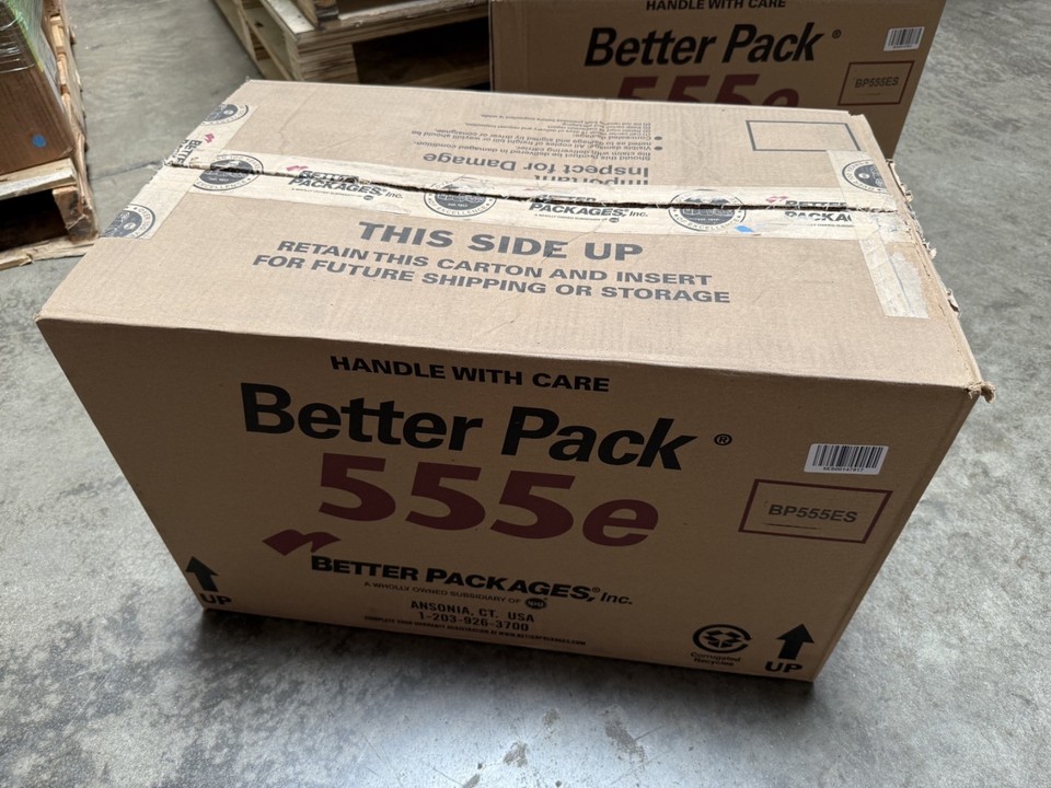 New open box - Better Pack 555ES Gummed Tape Dispenser BP555 SN: 147822 ...