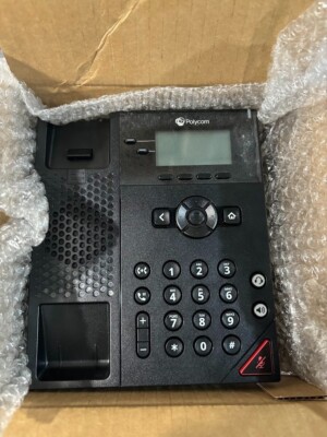 Polycom VVX 150 Model 2 Line Business / Desk Phone w/ Accessories | eBay