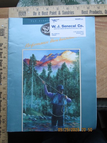 Fly fishing products waders stream line Brochure catalog 1994 | eBay