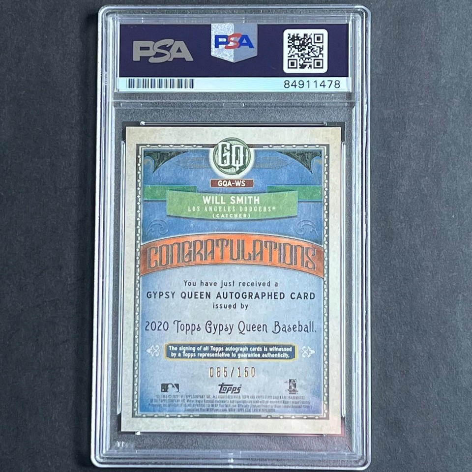 2020 Topps Gypsy Queen #GQA-WS Will Smith Signed Card PSA Slabbed Auto ...