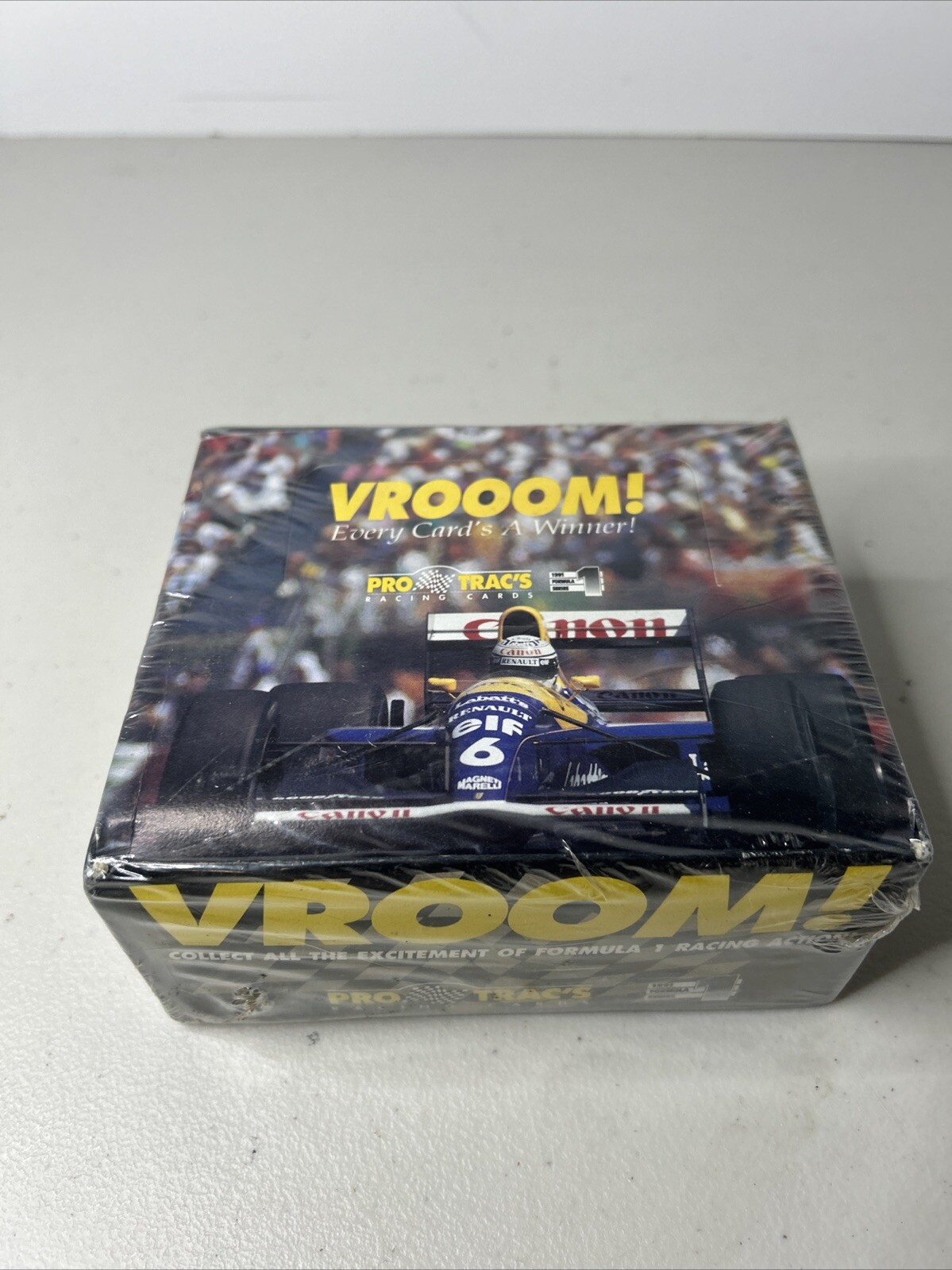 FORMULA 1 1991 VROOM PRO TRAC'S RACING Factory Sealed Wax Box