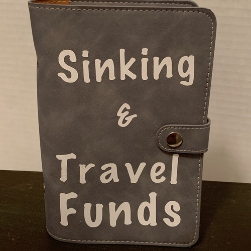 Sinking & Travel Fund Savings Book With Plastic Pouches To Hold Money ...