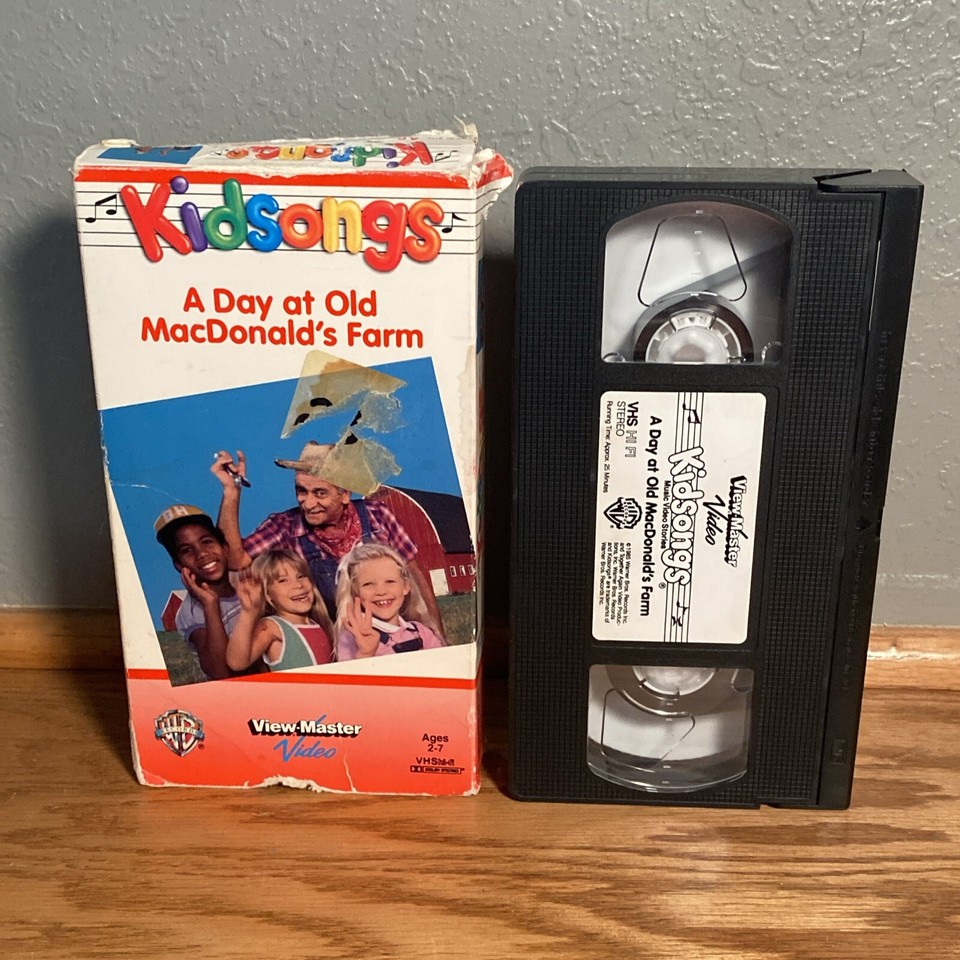 Kidsongs View-Master Video VHS Tape Music A Day at Old MacDonald's Farm ...