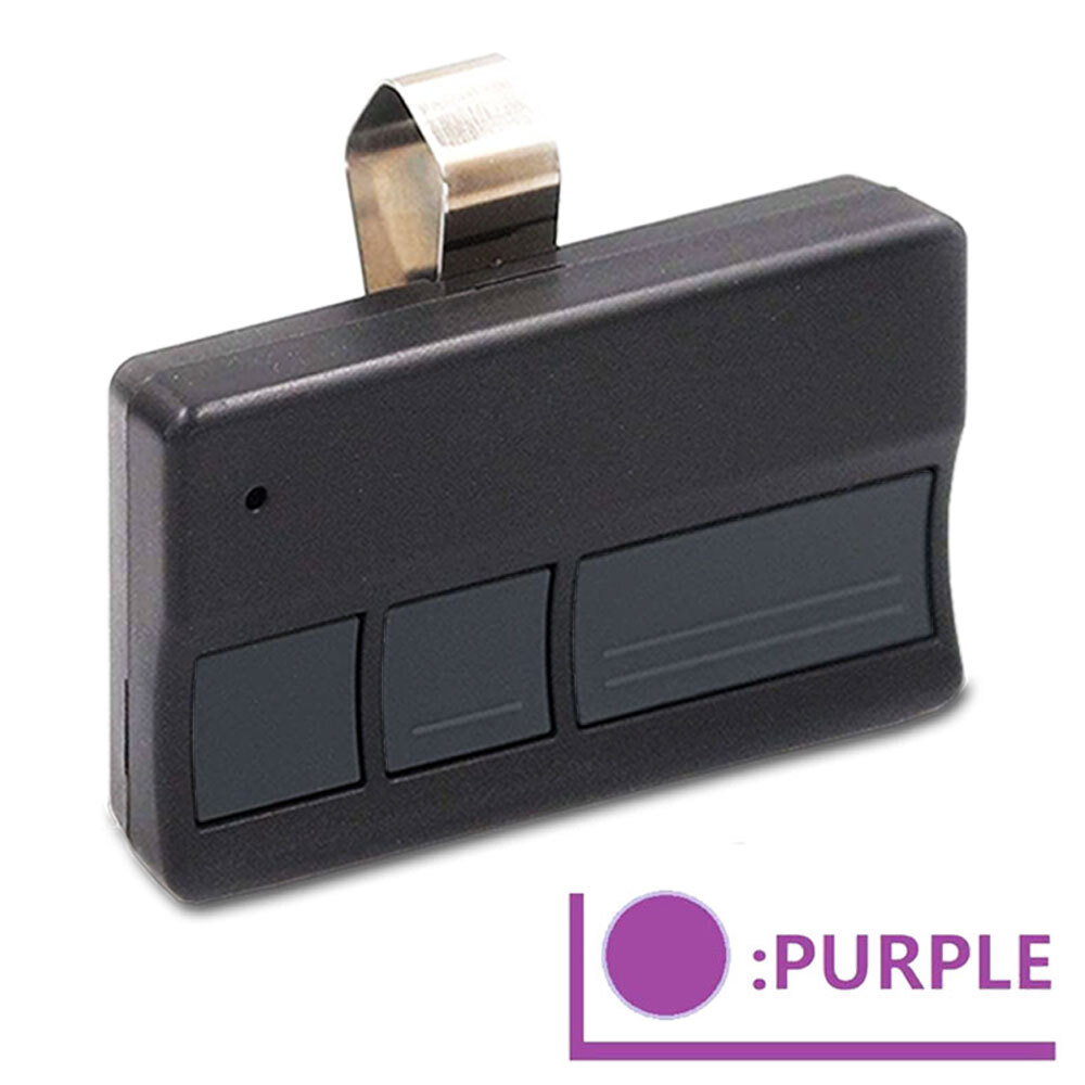 For Liftmaster Chamberlain Garage Door Opener Control Remote Purple ...