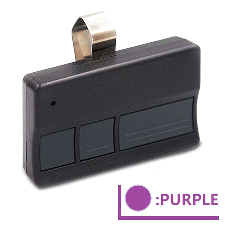 For Liftmaster Chamberlain Garage Door Opener Control Remote Purple ...