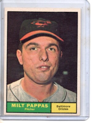 1961 TOPPS MILT PAPPAS #295 (EX/MT-NM) | eBay