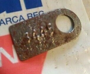 MoPar 1966-74 3445 Rear Axle TAG 8 3/4 Dana Dodge Plymouth Chrysler ...