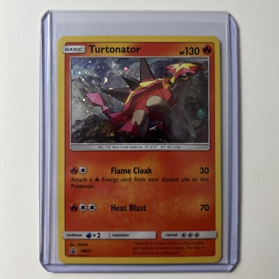 Turtonator SM27 Holo Pokémon Card 2017 Black Star Promo LP-NM | eBay