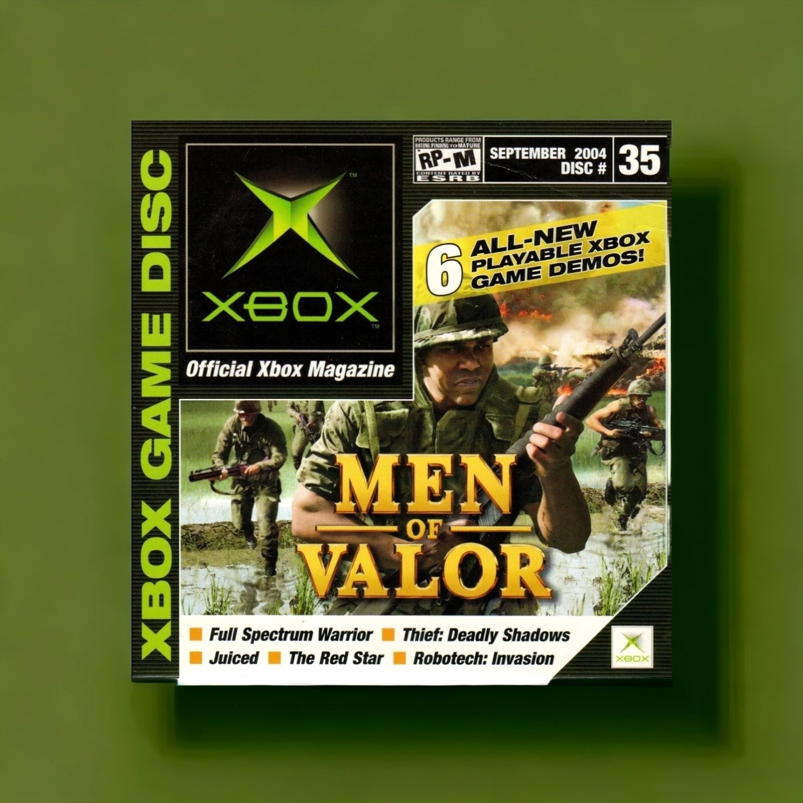 Official Xbox Magazine Game Disc 35 September 2004 Men of Valor | eBay