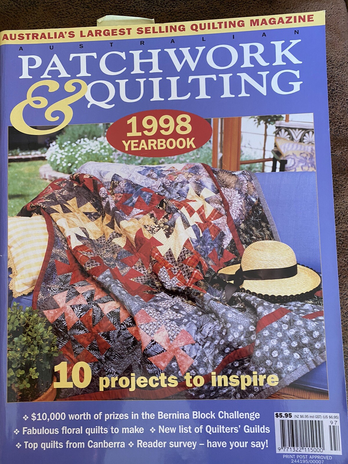Australian Patchwork & Quilting magazine 1998 yearbook | eBay