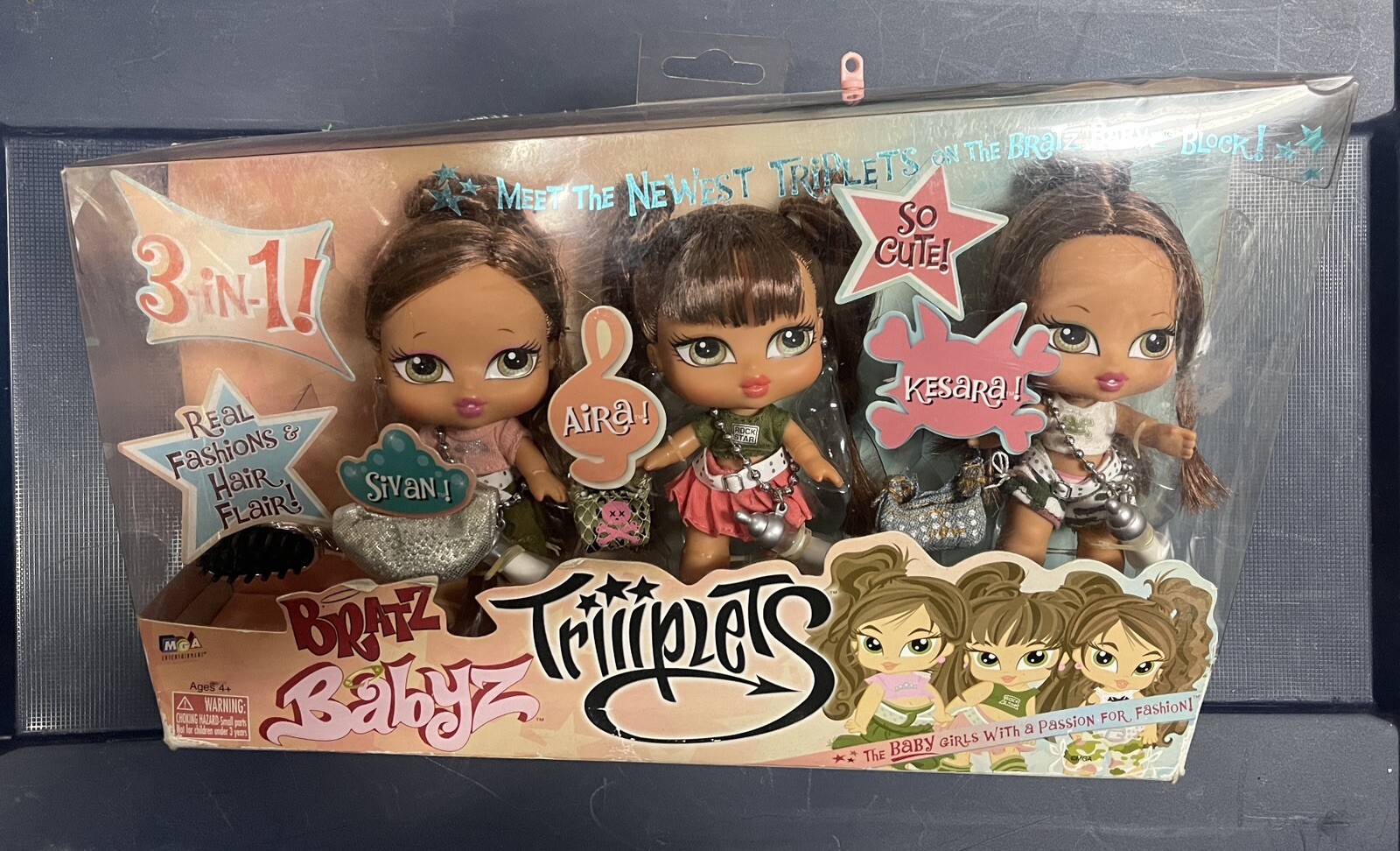 Bratz Babyz Triiiplets Dolls Sivan Aira & Kesara Brats Babies Triplets ...