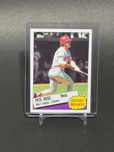 1985 Topps #6 Pete Rose Record Breaker Cincinnati Reds | eBay.de