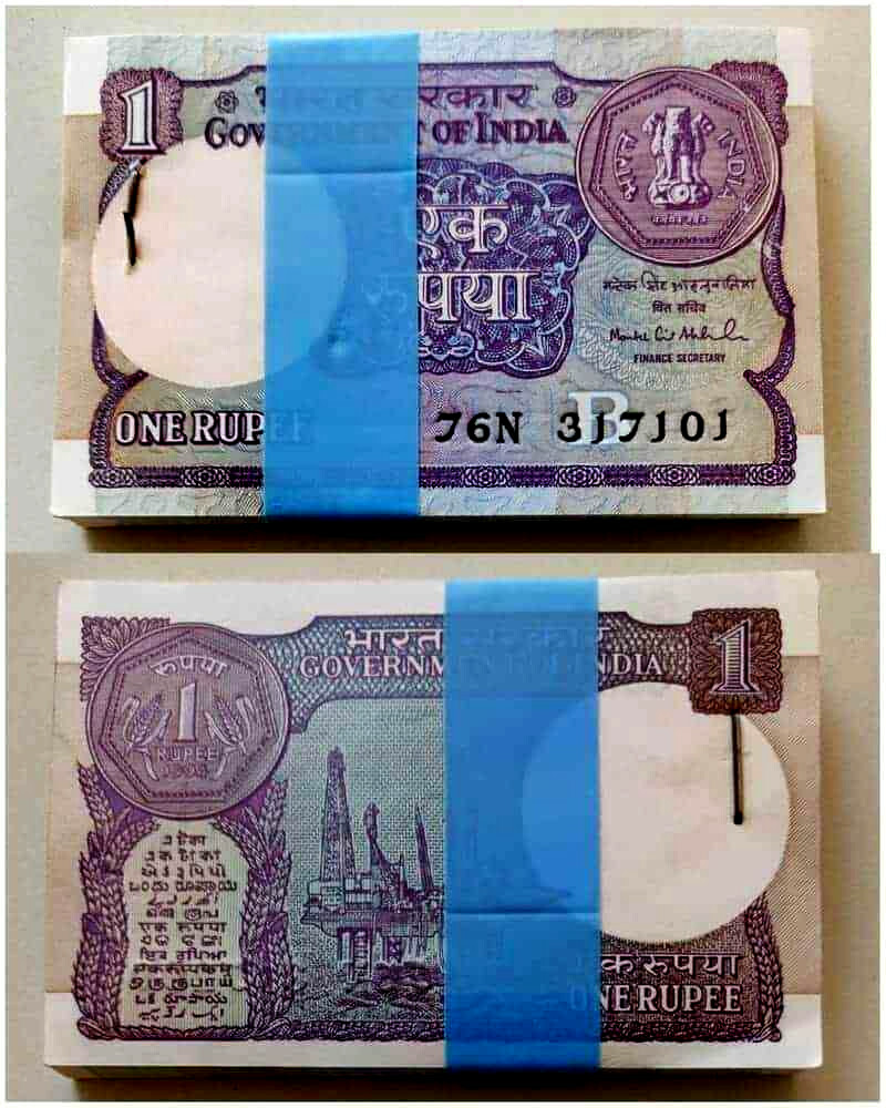 Indian Currency Notes Bundle
