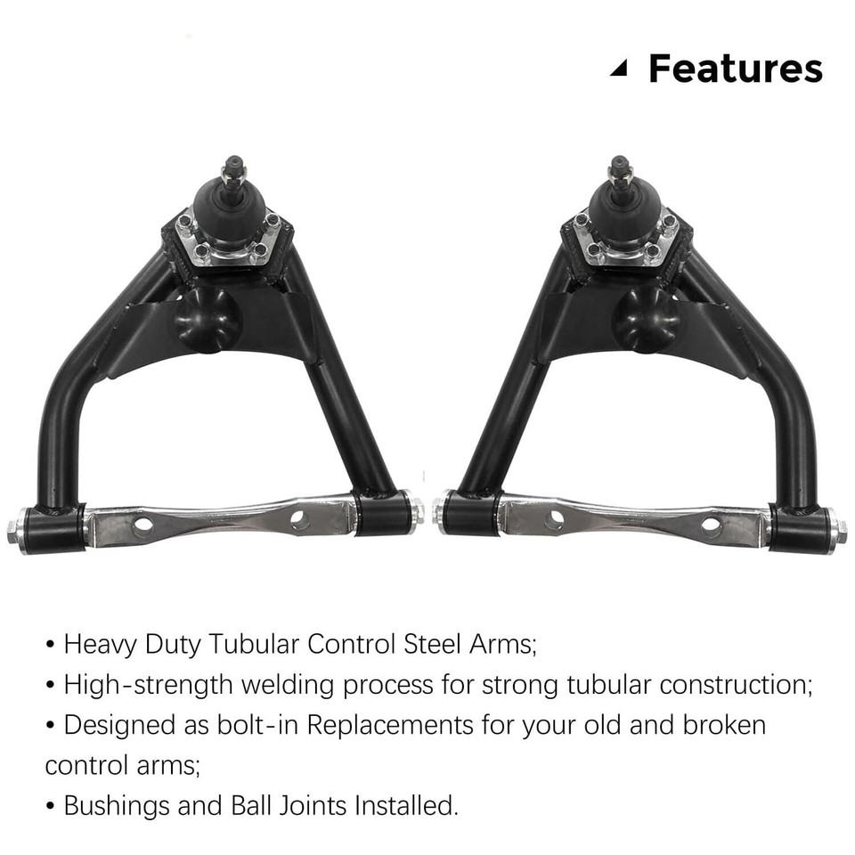 Front Upper Control Arms For Chevrolet C10 Suburban Pickup 1973-1987 ...