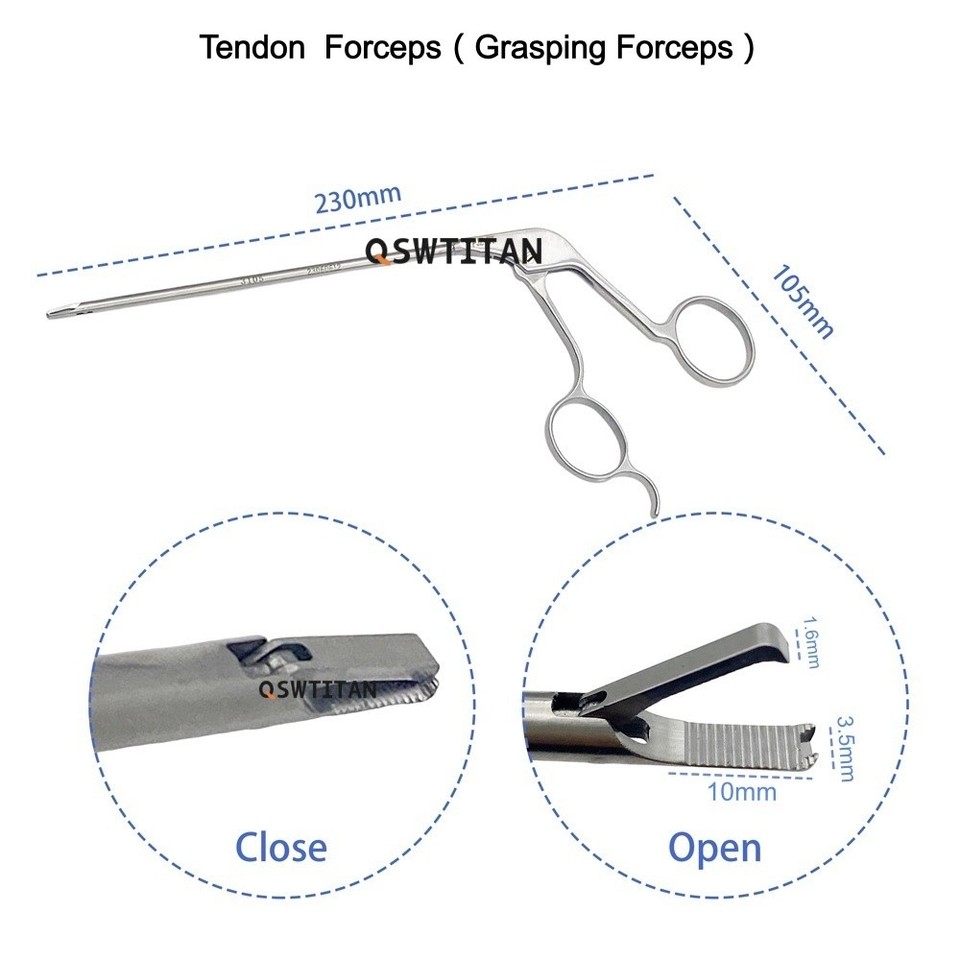 Orthopedic Holding Forceps Suture Grasper Arthroscopy Joint Surgery ...