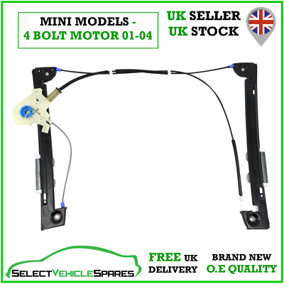 NEW BMW MINI ONE/COOPER/S R50 R52 R53 DRIVERS RIGHT FRONT WINDOW ...