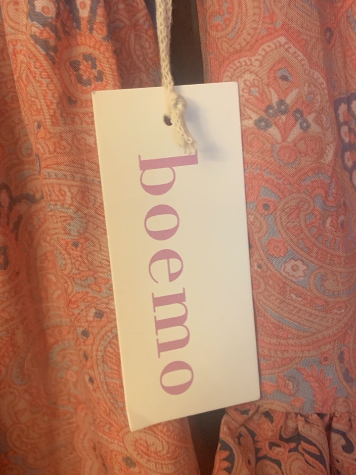 NWT Anthropologie Revolve Boemo Maxi Dress Pink Ruffle Tiered XL ...