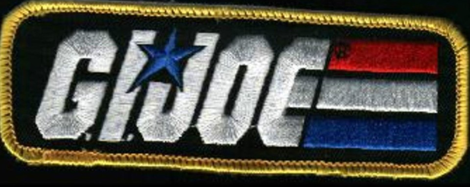 G.I.JOE Logo & Name Dress Uniform EMBROIDERED PATCH 3 1/2" X 1 1/4" | eBay