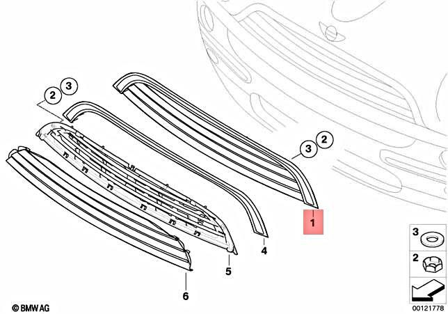 Genuine MINI R50 R52 R53 Front Bumper Center Chrome Grille OEM ...