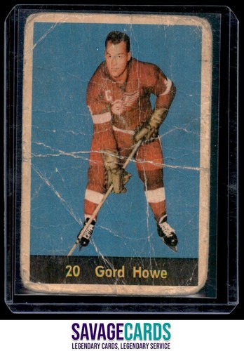 1960-61 Parkhurst Gord Howe #20 Detroit Red Wings | eBay