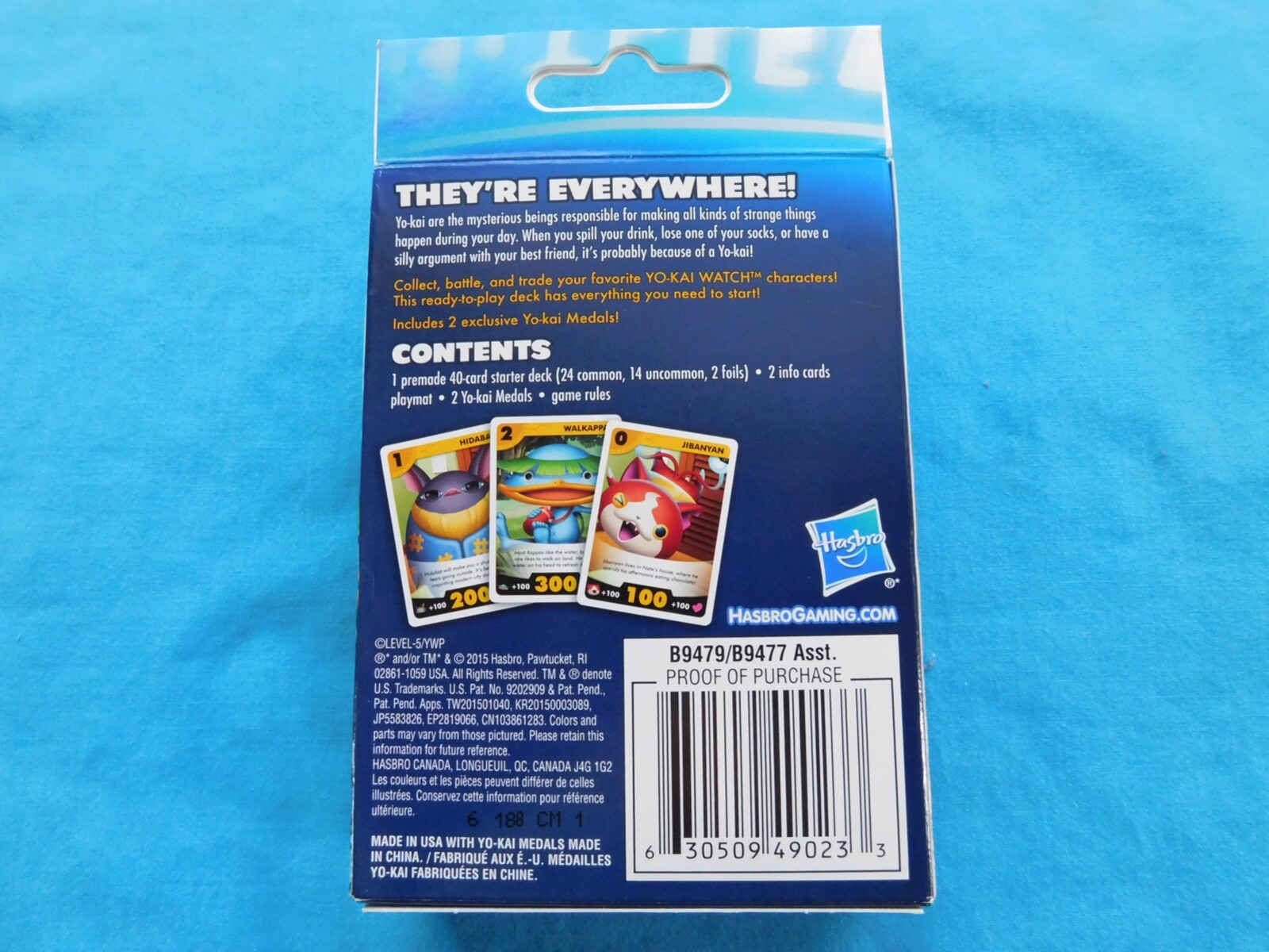 Yokai Watch Trading Card Game Jibanyan and Walkappa Starter 40 Cards 2 ...