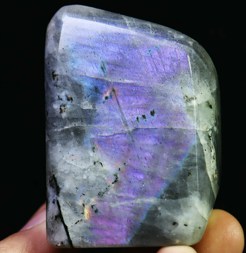 258g Natural Labradorite Stone Crystal Gemstone Stone Chakra Reiki Palm ...