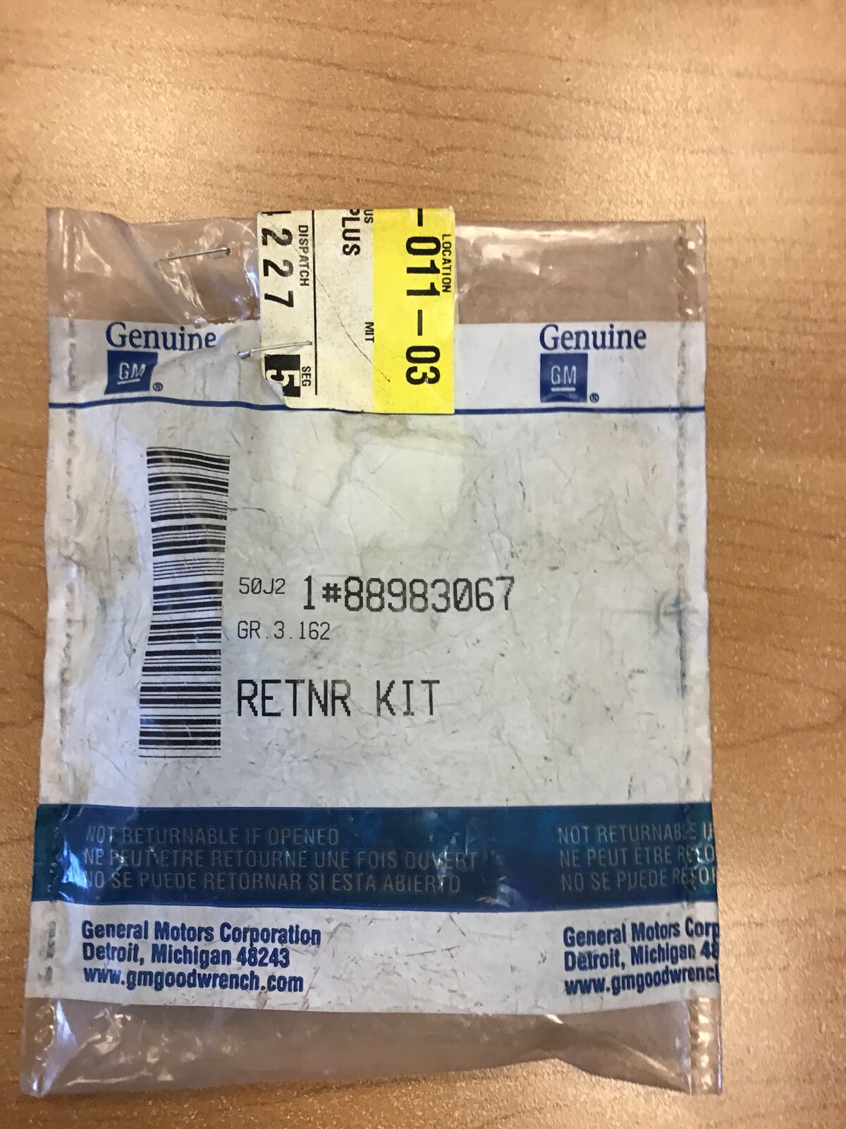 Sets of GM 88983067 Fuel Line Retainer Kits for sale online | eBay