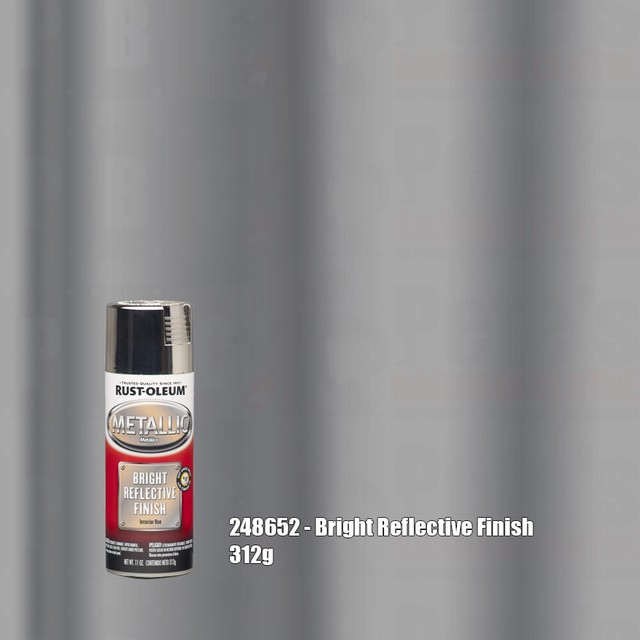 Rust-Oleum Metallic Chrome Bright Reflective Finish Interior Use 312g ...