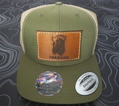 FORWARD OBSERVATIONS GROUP REAPER SNAPBACK HAT BALD BROS LEATHER ...