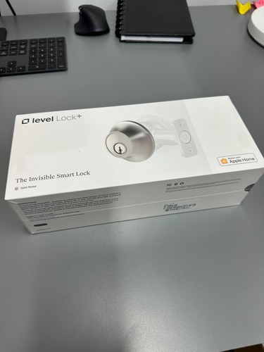 Level Lock Smart Lock with Apple Home Keys Satin Nickel C-L16U B2 for ...